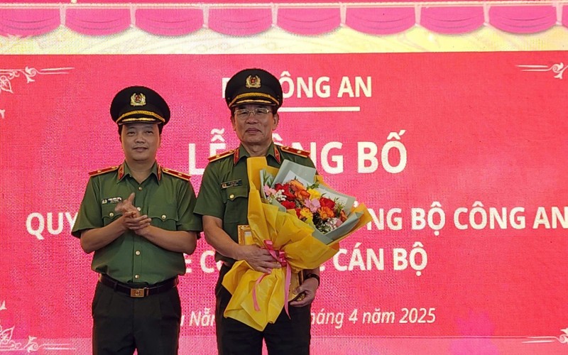 Thiếu tướng Vũ Xuân Viên nghỉ công tác, Công an Đà Nẵng giao quyền phụ trách